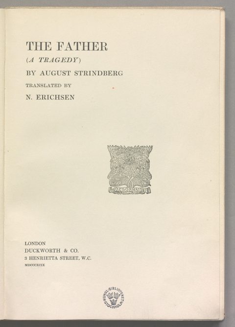 August Strindberg: Fadren – Diktens museum