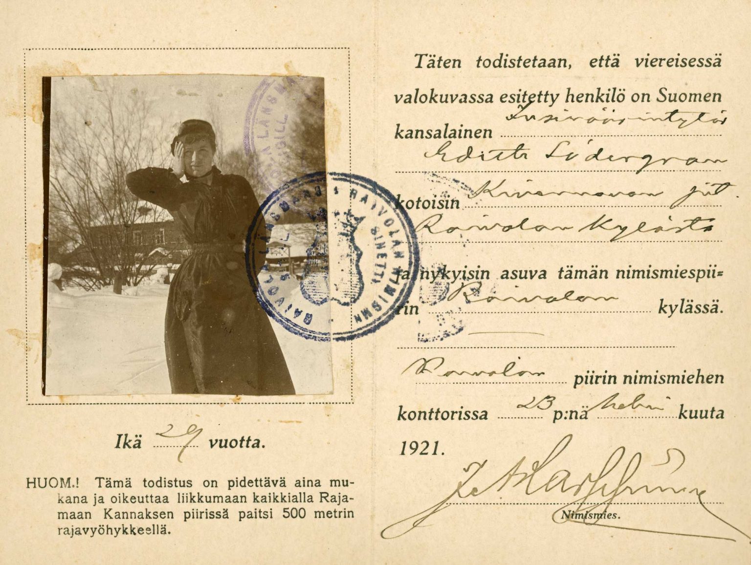 EDITH SÖDERGRAN: Landet som icke är 1925 – Diktens museum